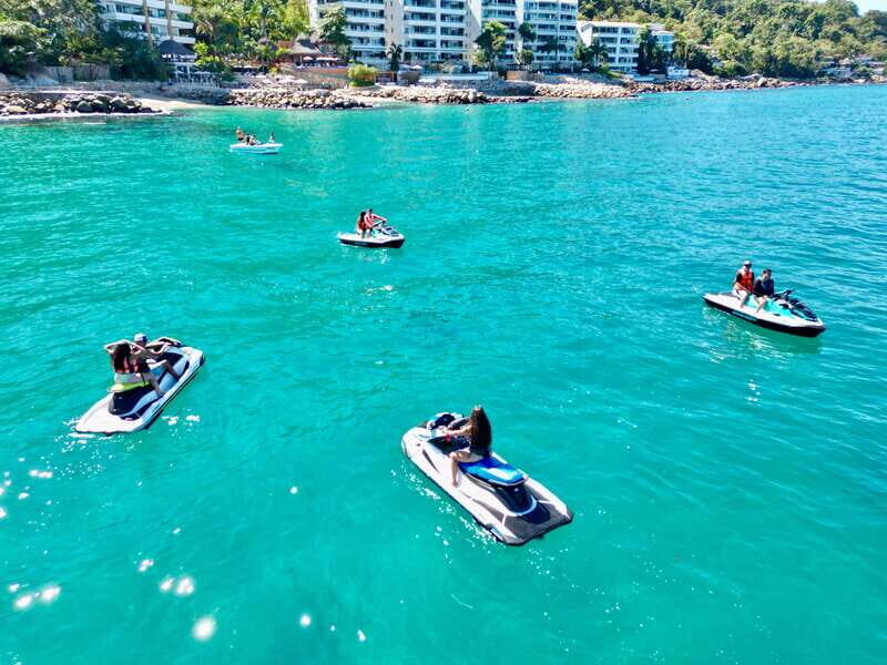 Puerto Vallarta:Exclusive jet ski tour discovers Colomitos Beach - Key Points