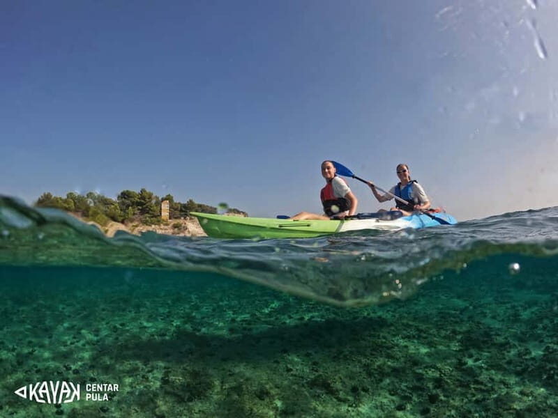 Pula: Islands, cliffs, cave, canyon, kayak tour, snorkeling - Key Points