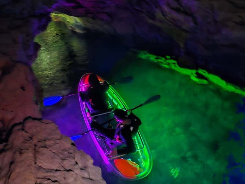Pula: Istria Cave LED Illuminated Kayak Tour by Night - A Deep Dive into the Experience