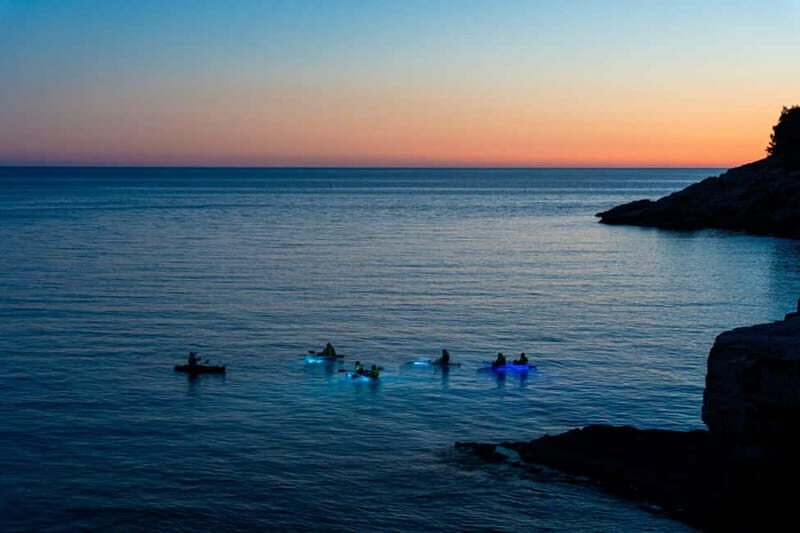 Pula: Sunset Clear Kayak Tour to Caves & Valley of Tears - What’s Included and What Not