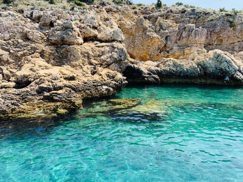 Punat-Krk, Cruise and swim at Golden Beach and Blue cave. - A Detailed Look at the Punat-Krk Boat Tour