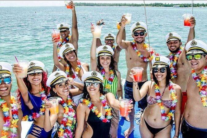 Punta Cana Party Booze Cruise, open bar, snorkeling Only Adult - FAQ