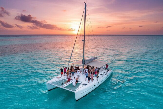 Punta Cana Private Catamaran Sunset Cruise with BBQ & Champagne - Key Points