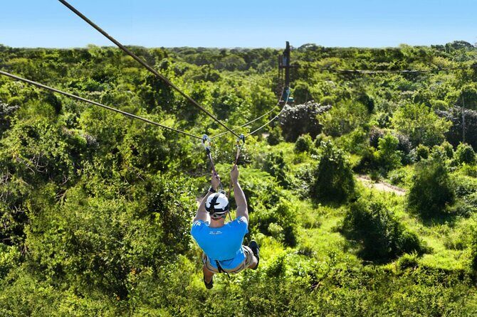 Punta Cana Ziplines, Hanging Bridge, and Waterfall Pool Adventure - Crossing the Himalayan Bridge: Balance and Adventure