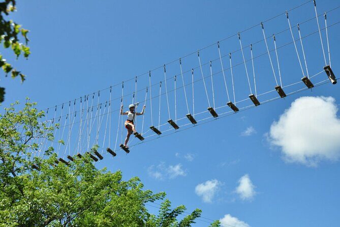 Punta Cana Ziplines, Hanging Bridge, and Waterfall Pool Adventure - Cultural Experience in a Dominican Village