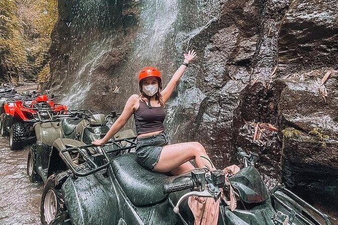 Quad Bike Bali With Tunnel, Waterfall and Rafting Adventure - Key Points