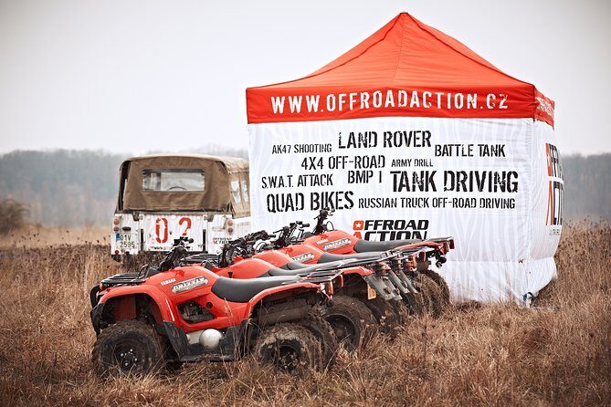 Quad ride adventure Prague - Practical Details