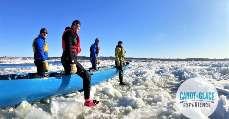 Quebec City: Ice Canoeing with Hot Chocolate & Sauna - Safety and Support