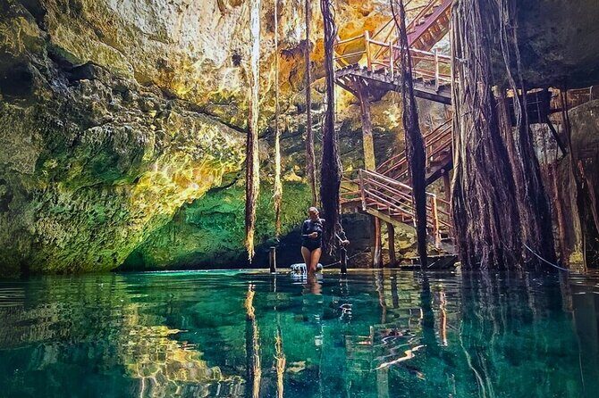 Quick Getaway Cave Expedition and Cenotes Swim from Merida - The Experience in Detail