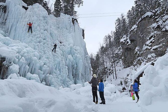 Quick Winter Attraction-ice Climbing In Mlaca Gorge In Mojstrana - An Introduction to Ice Climbing in Slovenia’s Julian Alps