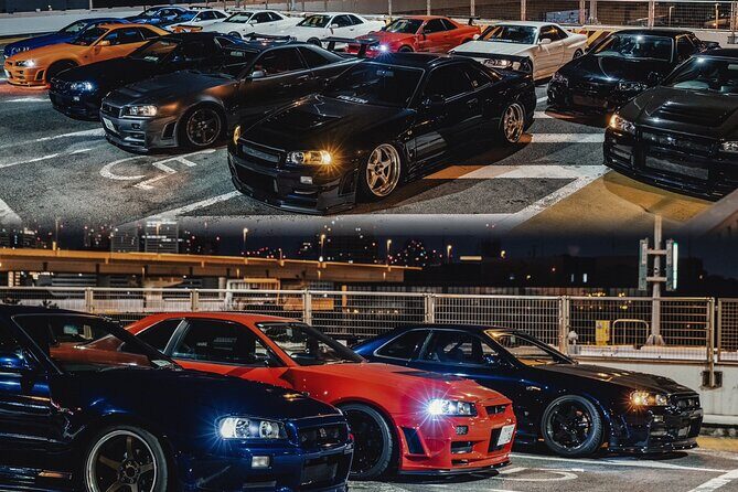 R34 ride and JDM car meet Daikoku PA with Local Guide - Who Will Love This?