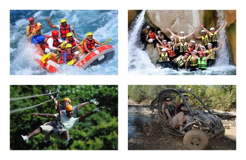 Rafting, Buggy or Quad, Zipline, Canyoning (4 in 1) Tour - What’s Included and Whats Not?