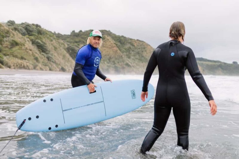 Raglan: Private 1:1 Surf Lesson - Key Points: