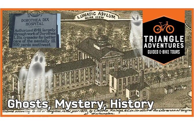 Raleigh Guided E-bike Tour: Ghosts, Mystery, Creepy History - A Closer Look at the Itinerary