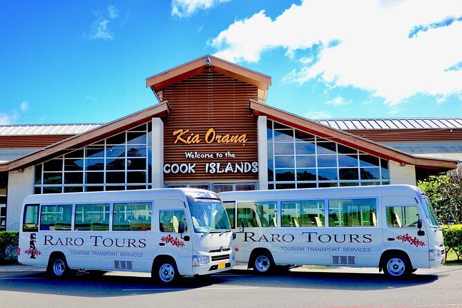 Rarotonga International Arrivals Seat in Coach Transfer - Key Points
