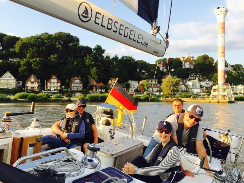 Real sailing trip "to the Gates of Hamburg", from/to Wedel - An Introduction to Hamburg’s Elbe on a Sailing Yacht