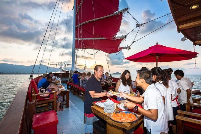 Red Baron Sunset Dinner Cruise from Koh Samui with Return Transfer - Setting Sail on a Traditional Sailing Junk