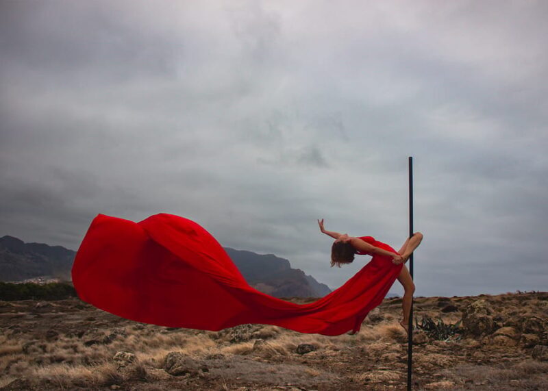 Red Flying Dress Photoshoot & Drone Video in Madeira - Who Will Love This Experience?