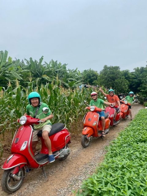 Red River delta & rural village with female Ao dai riders - Practical Details and What to Expect