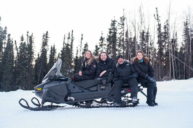 Reindeer and Snowmobile Day Trip to Borealis Basecamp with Lunch - Key Points