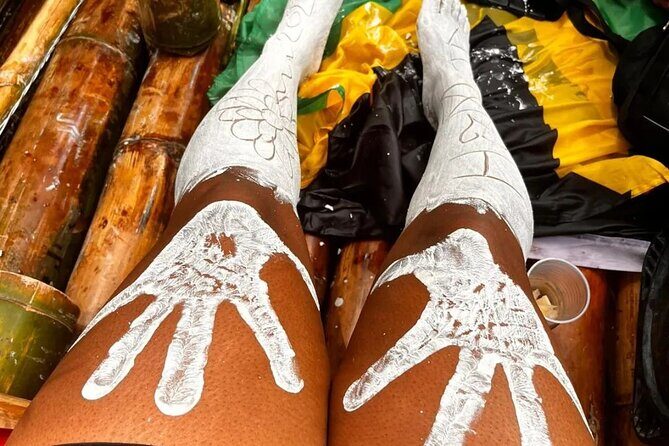 Relaxing bamboo rafting with foot massage - An Introduction to Bamboo Rafting in Jamaica