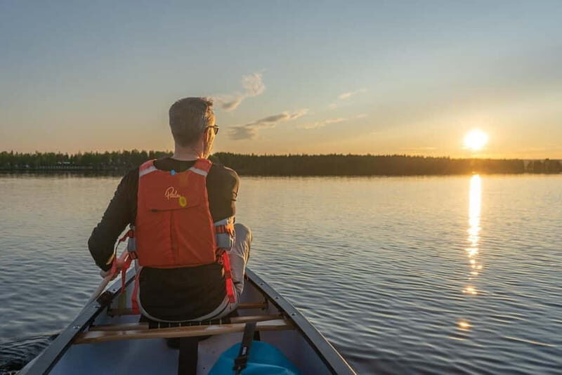 RELAXING CANOE & PANORAMIC SAUNA EXPERIENCE FROM ROVANIEMI - Introducing the Relaxing Canoe & Panoramic Sauna Experience in Rovaniemi