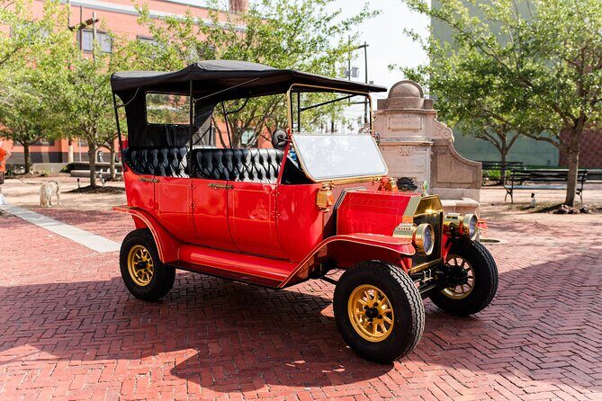Replica 1908 Model-T Electric Golf Cart Rental - Exploring Galveston in a Vintage Style
