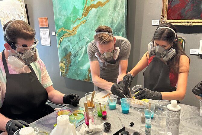 Resin Artwork in a Nolita Artist's Studio - The Sum Up