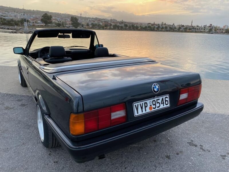 Rethymno: Ride with a BMW 318i Cabrio for 12 hours - The Sum Up