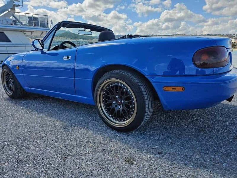 Rethymno: Ride with a Mazda MX5 cabrio 1991 for 12 hours - What to Expect from Your Crete Mazda MX5 Drive
