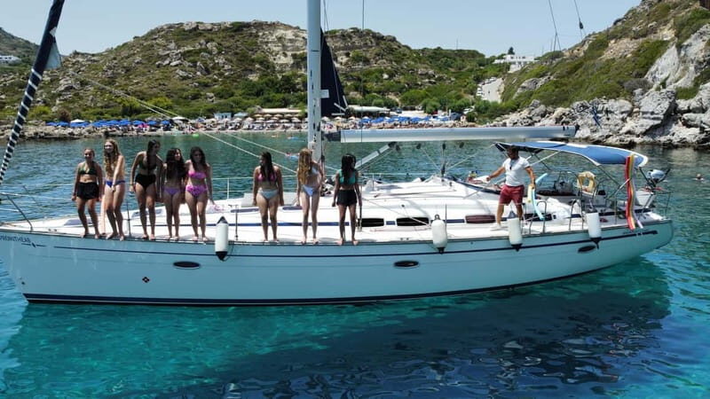Rhodes: All-inclusive Sailing Cruise with Lunch & Drinks - The Itinerary in Detail