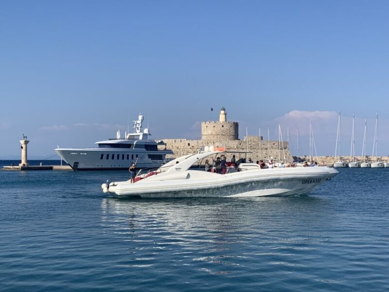 Rhodes: Beach Cruise with Swimming, Meal, & Unlimited Drinks - FAQs