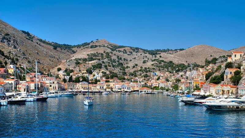 Rhodes: Boat trip to Symi island with swimming at St. George - Key Points