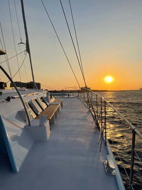 Rhodes: Catamaran Cruise with Snacks, Wine & Sunset Viewing - Key Points