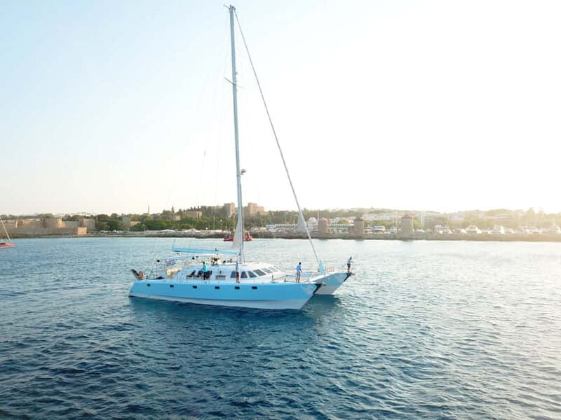 Rhodes: Catamaran Cruise with Snacks, Wine & Sunset Viewing - Whats Included and Whats Not