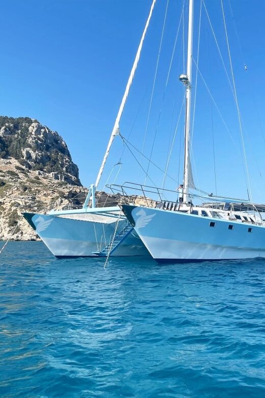 Rhodes: Catamaran Cruise with Snacks, Wine & Sunset Viewing - Authentic Traveler Insights