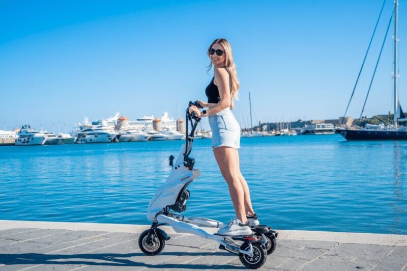 Rhodes: City Highlights and Medieval Town Trikke Tour - Key Points
