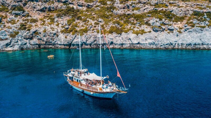 Rhodes: Cruise with 3 Stops, Lunch and Unlimited Drinks - Highlights and Tips