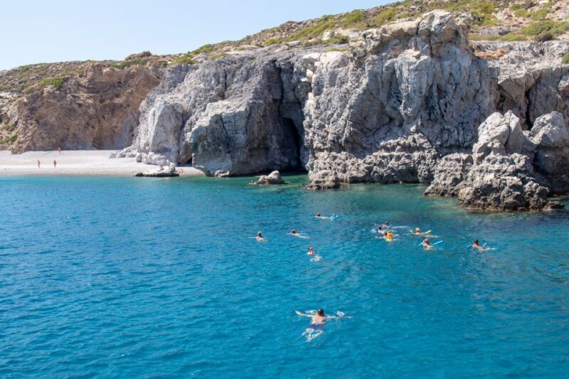 Rhodes: Full Day East Coast Bay to Bay Boat Trip with Lunch - Key Points