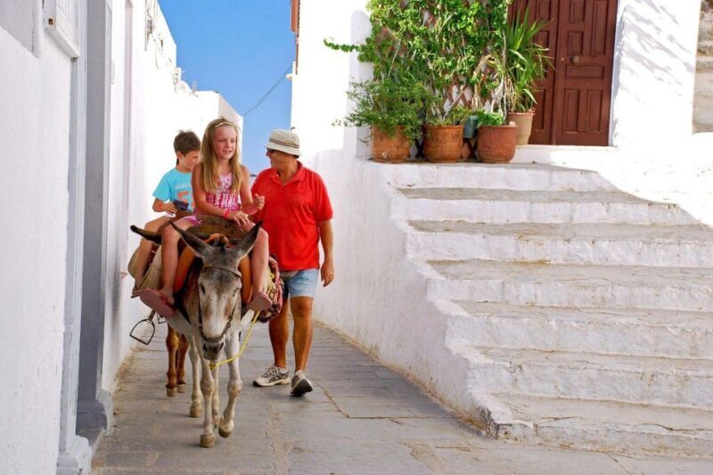 Rhodes: Guided Bus Trip to Lindos Village & Seven Springs - Key Points