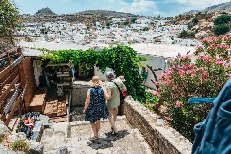 Rhodes: Guided Bus Trip to Lindos Village & Seven Springs - FAQ