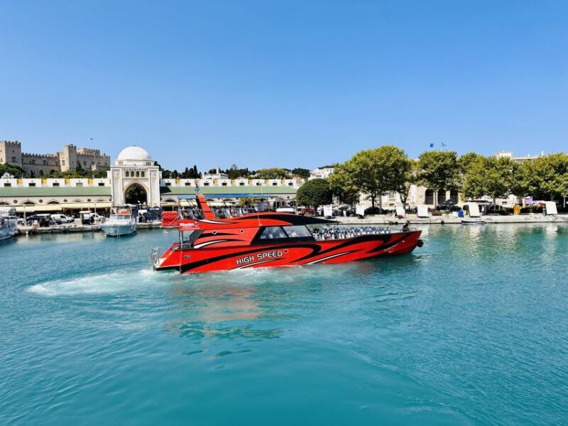 Rhodes: High Speed Boat Trip to Lindos - Key Points