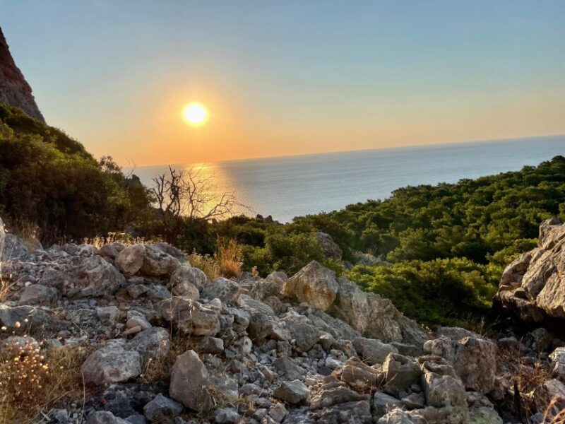 Rhodes: Pefkos-Navarone Bay, the magic of sunrise - Key Points