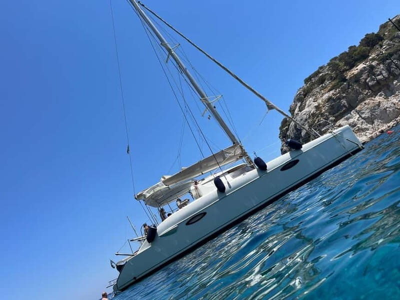 Rhodes Private Half Day Sailing Catamaran Cruise with drinks - Key Points