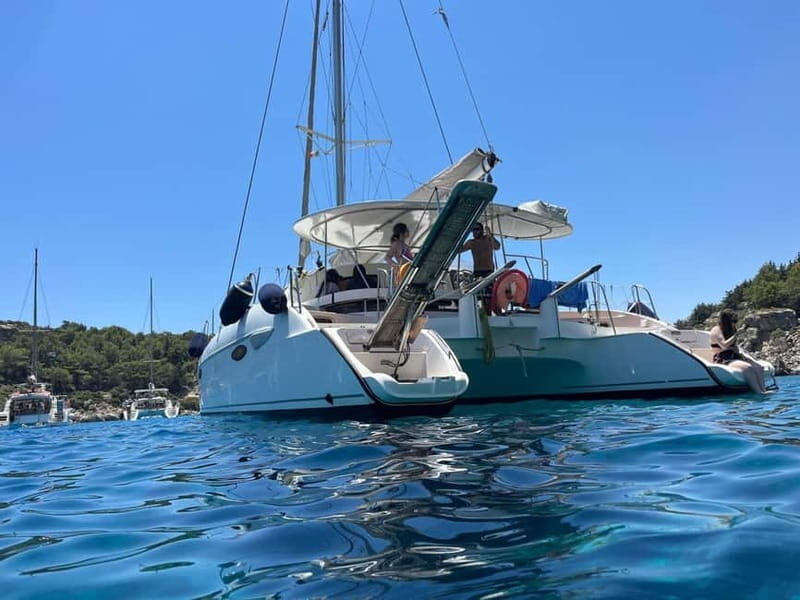 Rhodes Private Half Day Sailing Catamaran Cruise with drinks - Drinks and Food – What’s Included