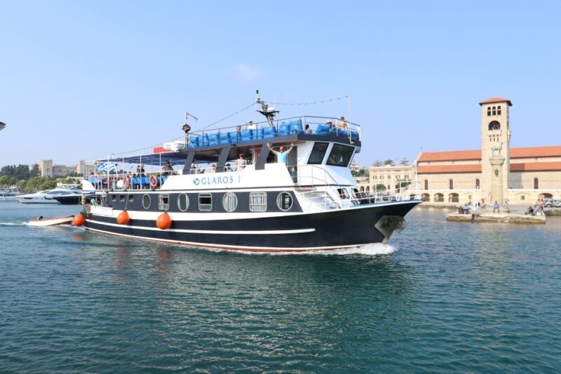 Rhodes Town: Scenic Cruise to Lindos with Swim Stops - Key Points