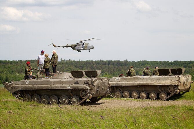 Ride in a BMP tank and military garage tour Prague - An Unforgettable Ride in a Cold War Heavyweight