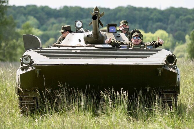 Ride in a BMP tank and military garage tour Prague - FAQs