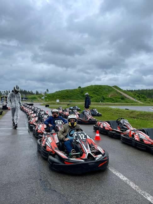 Riga Go Karting Adventure Including Round Transportation - Key Points