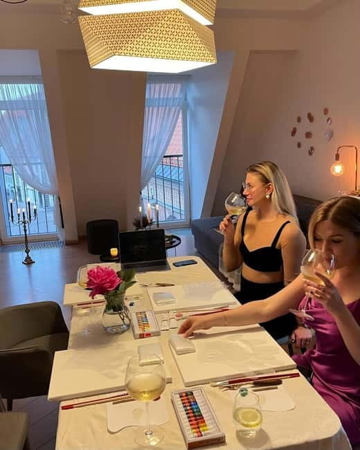 Riga Lipstick Masterclass & Wine - The Setting and Atmosphere